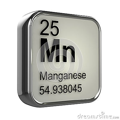 3d Manganese Element Stock Illustration - Image: 39032489