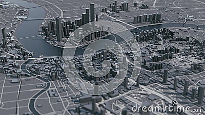 Shanghai 3d Map. Stock Photo | CartoonDealer.com #194477658