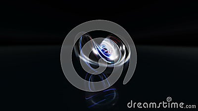 3d Model with Motion of Color Lines Stock Video - Video of design ...