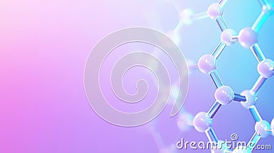 3D Molecular Structure Of Electrolytes Glowing Effect Royalty-Free ...