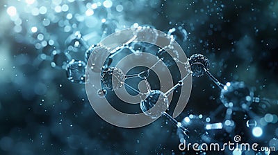 3d Molecules Structure, Biotech Or Medical, Pharmaceutical Concept ...