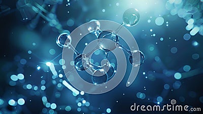 3d Molecules Structure, Biotech Or Medical, Pharmaceutical Concept ...