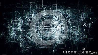 3D MultiLayer Matrix Net Grid Intro Logo Motion Background Stock Video ...