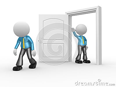 Blocked Door stock illustration. Illustration of pass - 1558348