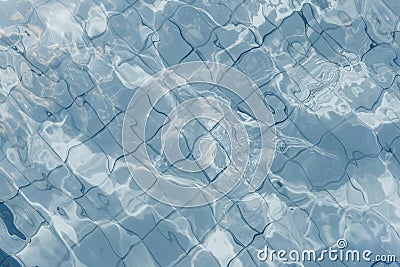 3d Render Of Caustic Shadow And Light In Clear Swimming Pool Water With ...