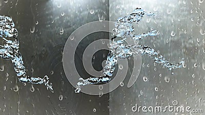 Man made of water stock footage. Video of people, energy - 180495438