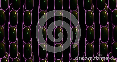 Render with Green Torus with Purple Glow Stock Footage - Video of ...