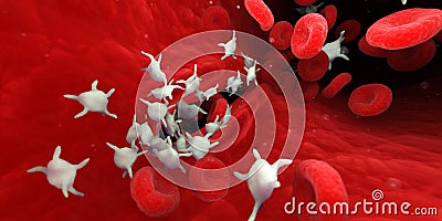 Platelets Royalty-Free Cartoon | CartoonDealer.com #169307156