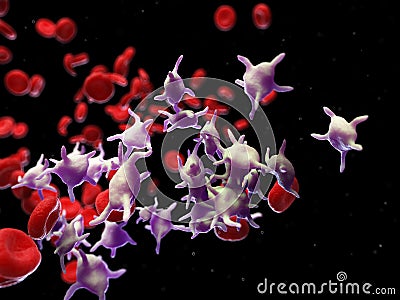 Platelets Royalty-Free Cartoon | CartoonDealer.com #149529497