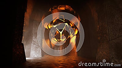 3D Rendering Of Futuristic Energy Temple Stock Image | CartoonDealer ...