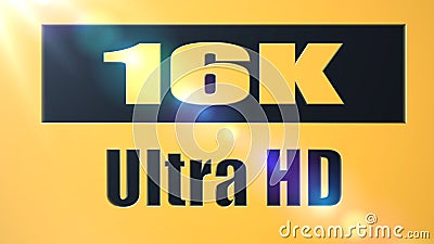 3D Rendering Of 16K - Display Resolution - Computer Generated Image ...