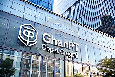 OpenAI Headquarters: Concept Of A Futuristic AI Company Building ...