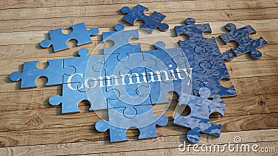 Community Puzzle Royalty-Free Stock Image | CartoonDealer.com #148506412