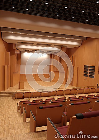 3D Rendering Recital Hall Stock Photo | CartoonDealer.com #173814539