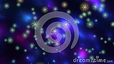 Stars Rotating and Floating in Space. Stock Video - Video of graphic ...