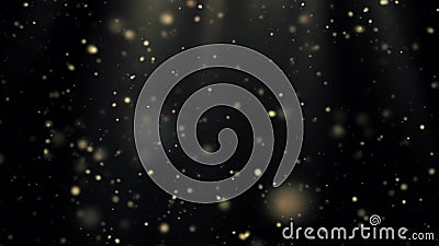 3D Rendering Small Particles with Volumetric Lights. Computer Generated ...