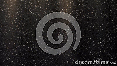 3D Rendering Small Particles With Volumetric Lights. Computer Generated ...