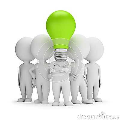 3d Small People - Ideas Leader Royalty-Free Stock Image | CartoonDealer ...