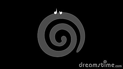 2D Smoke Cartoon Animation. Hand-drawn Frame-by-frame Motion Smoke ...