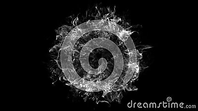 3D Smoke Explosion Shockwave Effect and Divergent Wave Isolated on ...