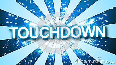 3d Touchdown animation stock footage. Video of animation - 39918234