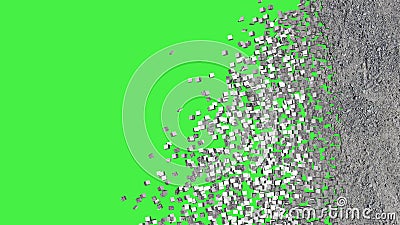 3d Transition Effect Green Screen Stock Video - Video of idea, hole ...