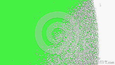 3d Transition Effect Green Screen Stock Video - Video of empty, join ...