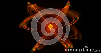 3D Video Animated Backgrounds of Atom Spinning. Stock Video - Video of ...