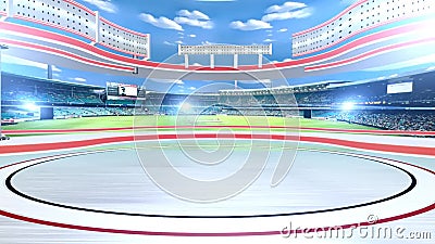 Virtual Sports Studio Set Background Stock Footage - Video of graphic ...