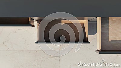 3d Visualization Modern Cabinet. Modern Cabinet Animation Stock Footage ...