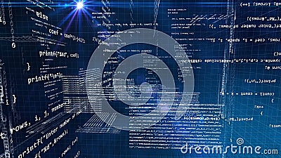 Future AI Tech Machine Learning, Human Fast Digital Computing, Robot ...