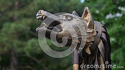 Dacians Draco or Dacians War Flag As it Looked 2000 Years Ago Stock ...
