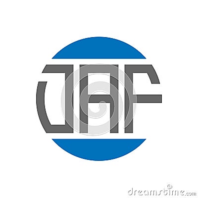 DAF Letter Logo Design On White Background. DAF Creative Initials ...