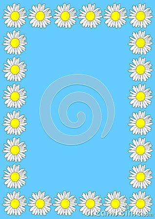 Daisy Border Vector Illustration | CartoonDealer.com #2721194