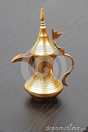 Dallah - The Traditional Arabic Coffee Pot Stock Image - Image: 15255011