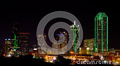 Dallas At Night Stock Photos - Image: 6342743