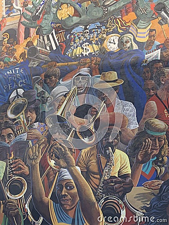 The Dalston Lane Mural, Painted In 1985 By Ray Walker. This Now Iconic ...