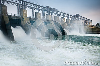 Krishna Raja Sagar Dam Open Its Gate Stock Photo - Image of krishna ...