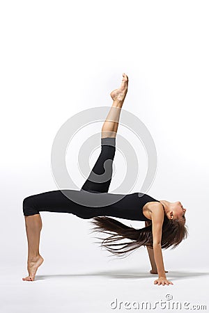 Blue Dancer stock photo. Image of beach, chiffon, female - 163470