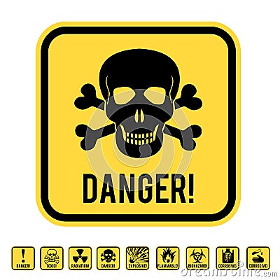 Danger Skull Stock Vector - Image: 57008827