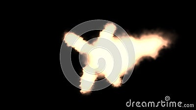 Realistic Muzzle Flash Footage in Black Background Stock Footage ...