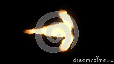 Realistic Muzzle Flash Footage in Black Background Stock Video - Video ...