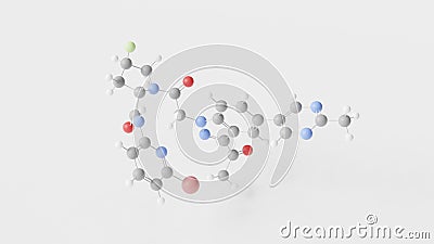 Danicopan Molecule 3d, Molecular Structure, Ball And Stick Model ...