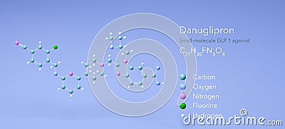 Danuglipron Molecule, Molecular Structures, Small-molecule Glp 1 ...