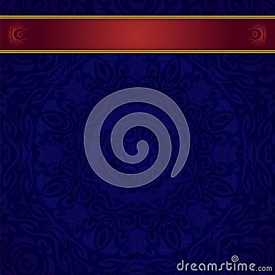 Dark Blue Background For Invitation Vector Illustration | CartoonDealer ...