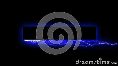 Dark Blue Background For Your Intro Or Other Design With Lightnings ...