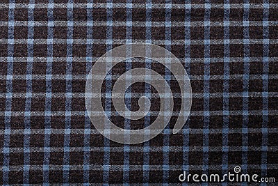 Dark Blue Checkboard Pattern Shirt Fabric Background, Garment Texture ...