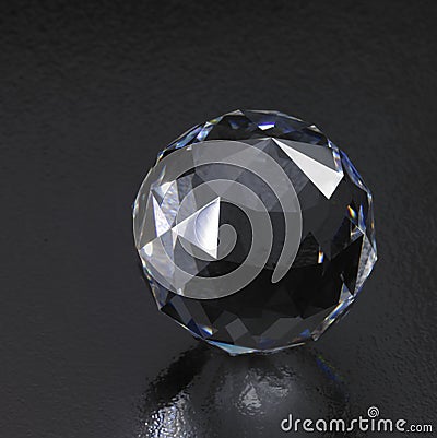 Dark Diamond Sphere Stock Images - Image: 34007964
