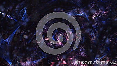 Dark Evil Falling Particles on Purple and Blue Sinister Texture - 4K ...