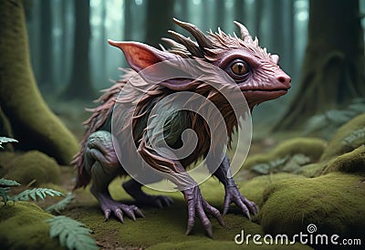 Dark Fantasy Forest Creatures Stock Photo | CartoonDealer.com #327588678